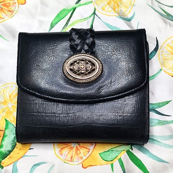 Brighton | Bags | Vintage Brighton Black Full Size Wallet | Poshmark